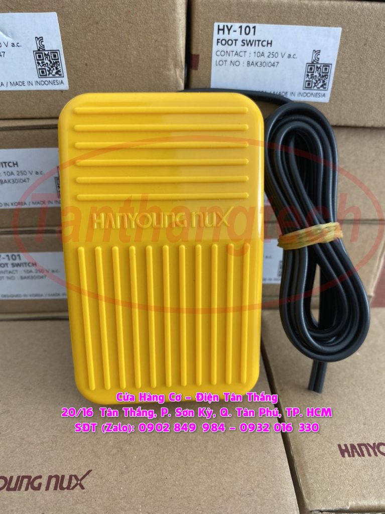 Công tắc bàn đạp Hanyoung HY-101N - Kỹ Thuật Tân Thắng